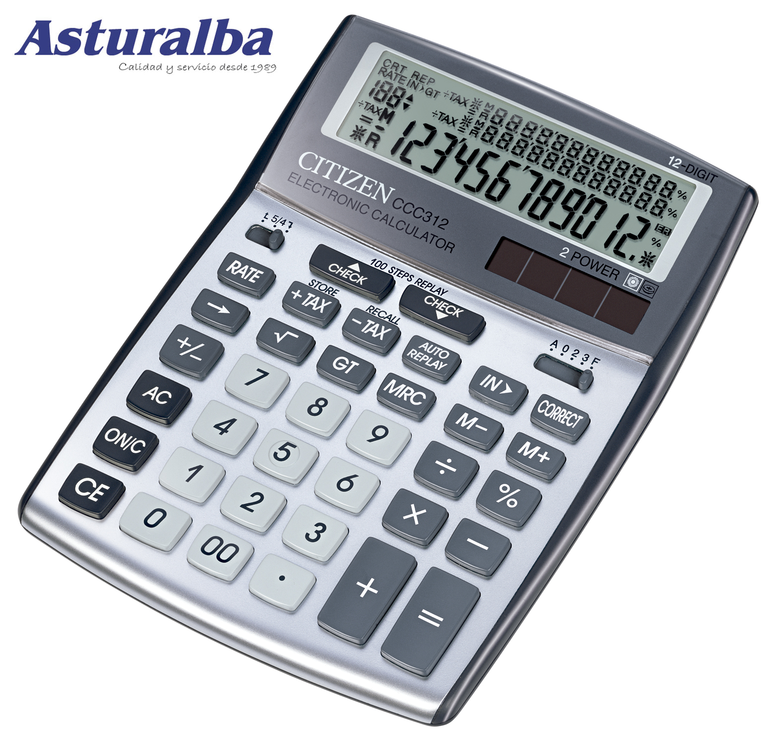 Calculadoras Citizen Y Casio. De Bolsillo, Sobremesa, Con Impresora Y